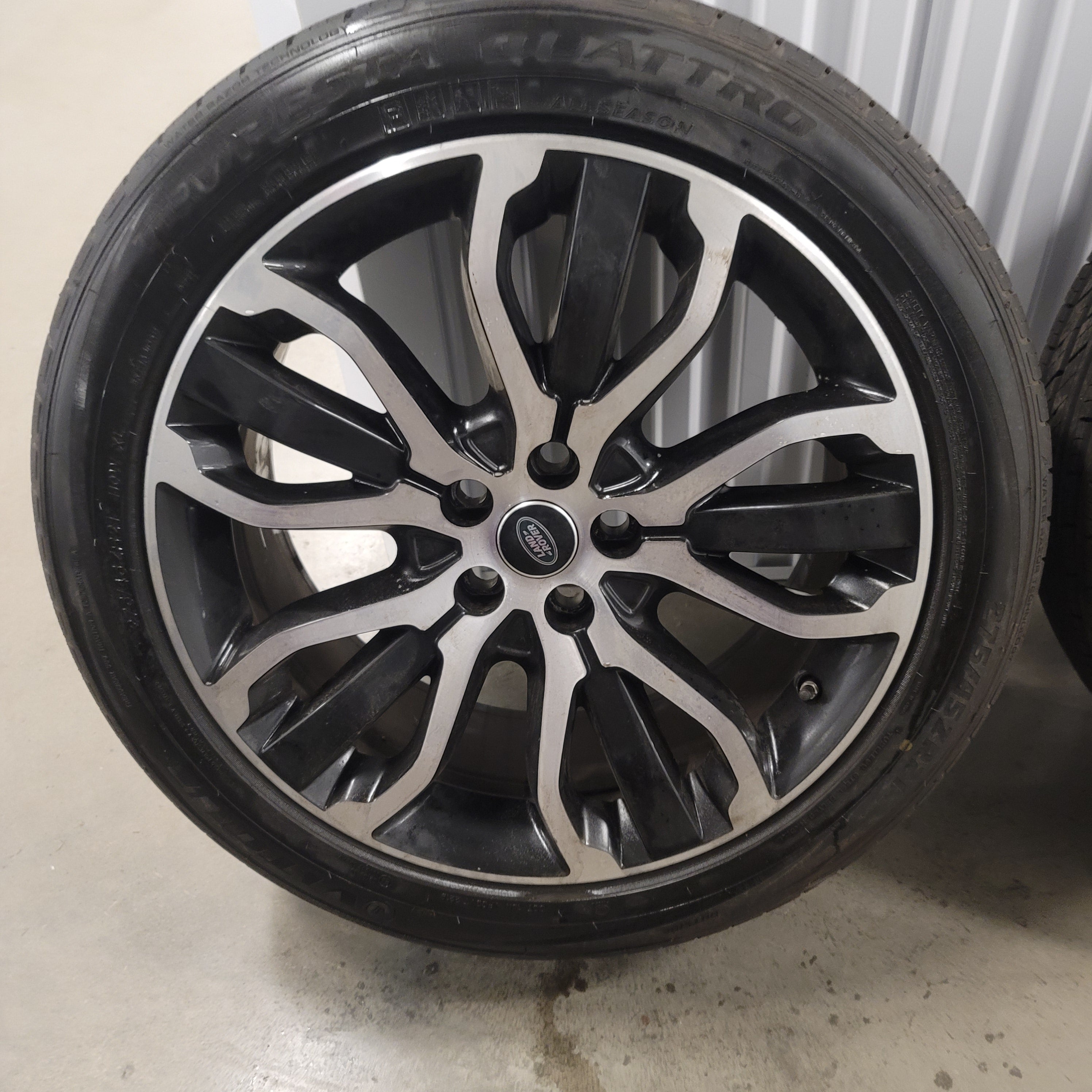 21 RANGE ROVER WHEELS RIMS & TIRES GENUINE OEM VPLWW0091 style 5007 50 ...