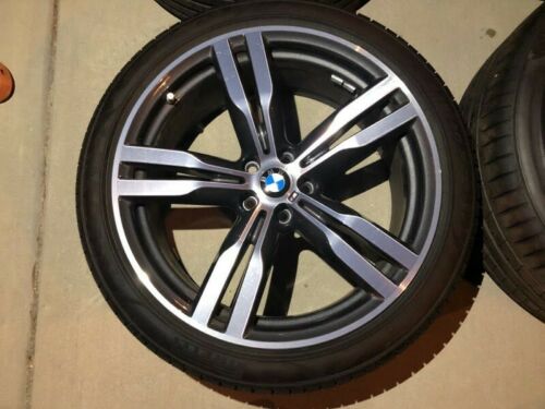 20" BMW 7 Series OEM Double Spoke Style 648M Wheels Rims & Tires G11 G ...